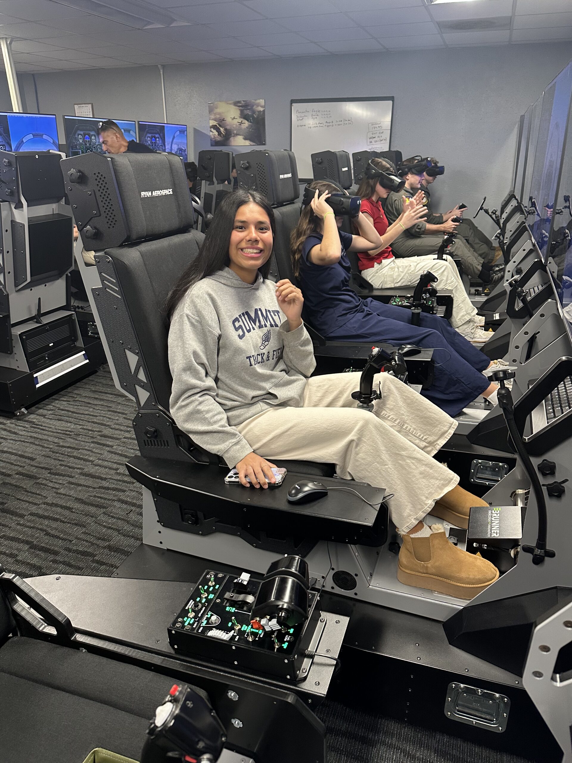 Students Experience Air Force Flight Training - Summit Christian Academy
